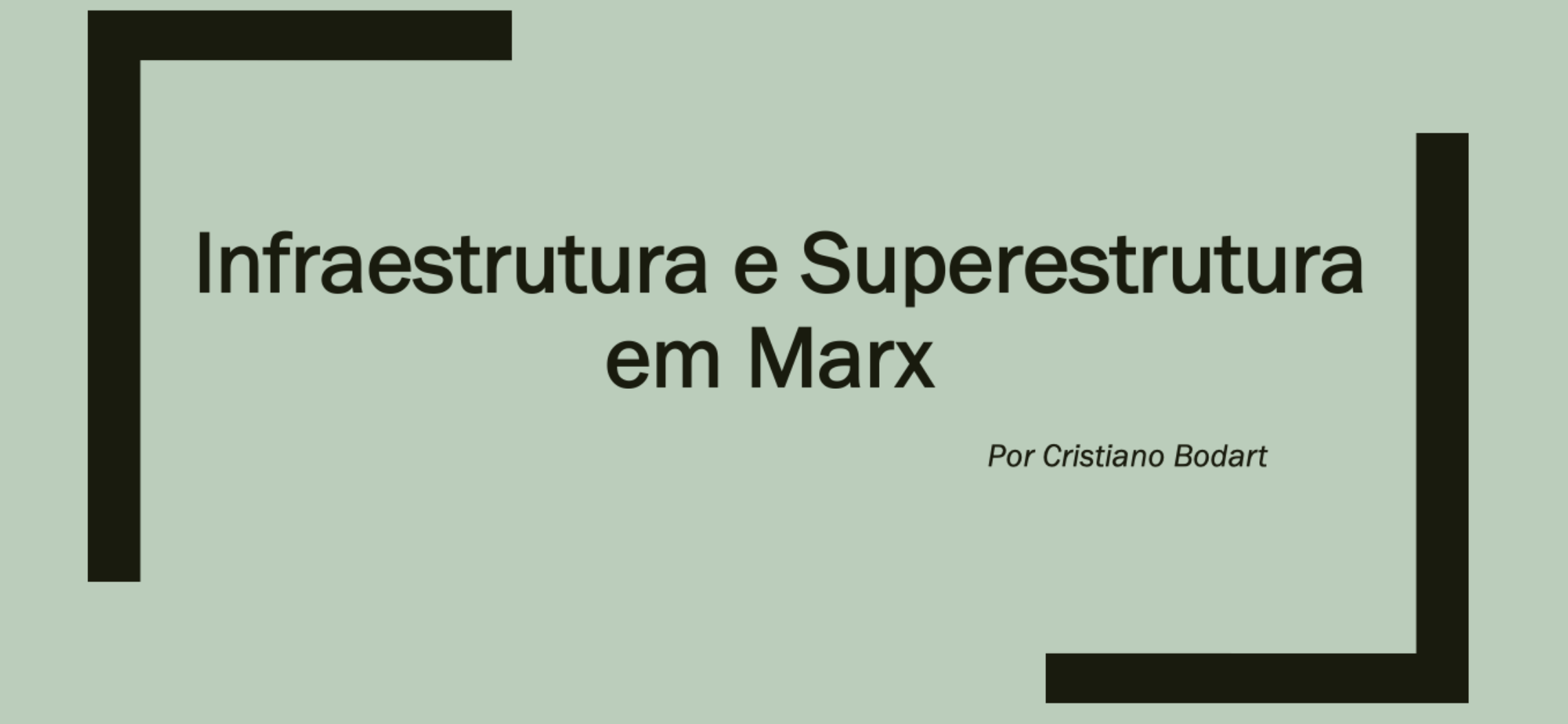 Karl Marx Infraestrutura E Superestrutura - FDPLEARN